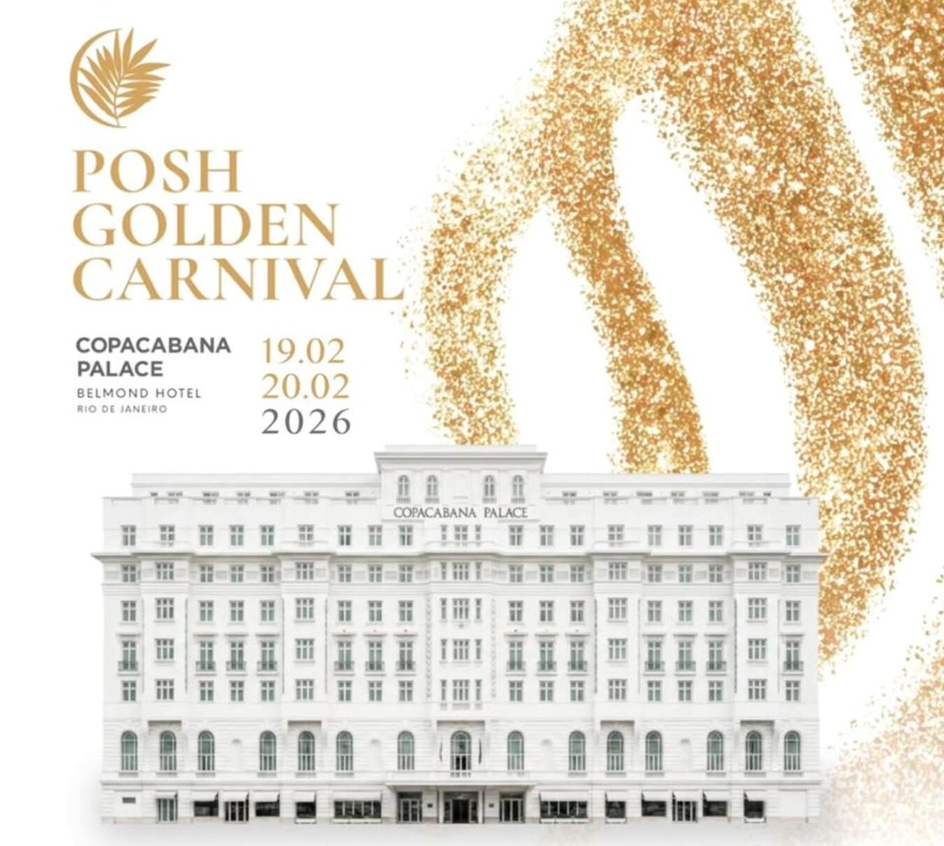 Posh | Golden Carnival 20/02/2026 - Copacabana Palace Ingressos
